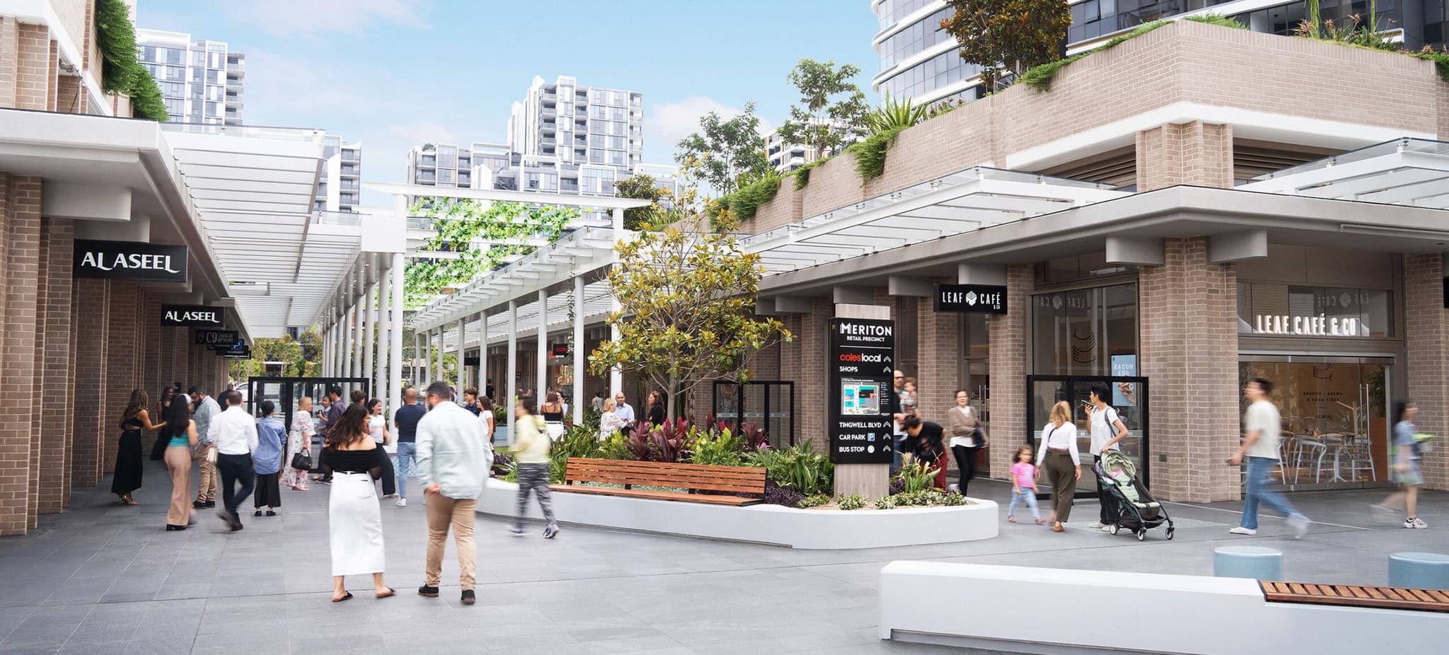 Meriton Dining Precinct Pagewood - Meriton | Built for a lifetime